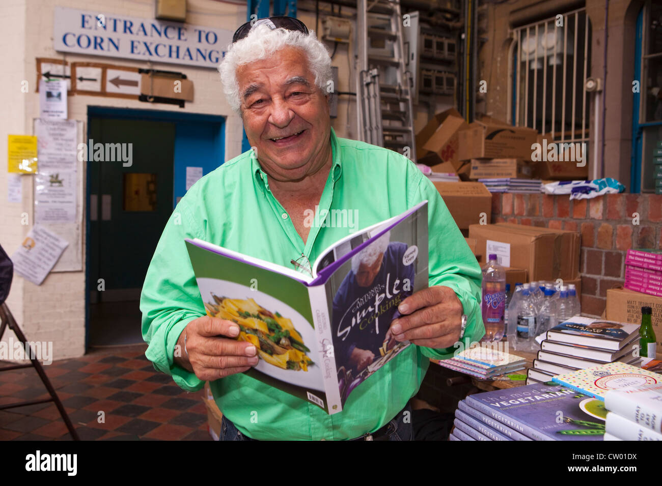 TV chef Antonio Carluccio at Abergavenny Food festival, Monmouthshire ...