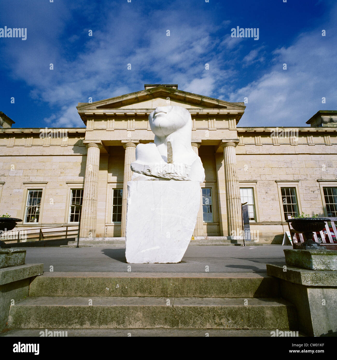 Sculpture outside the Yorkshire Museum York England Stock Photo - Alamy