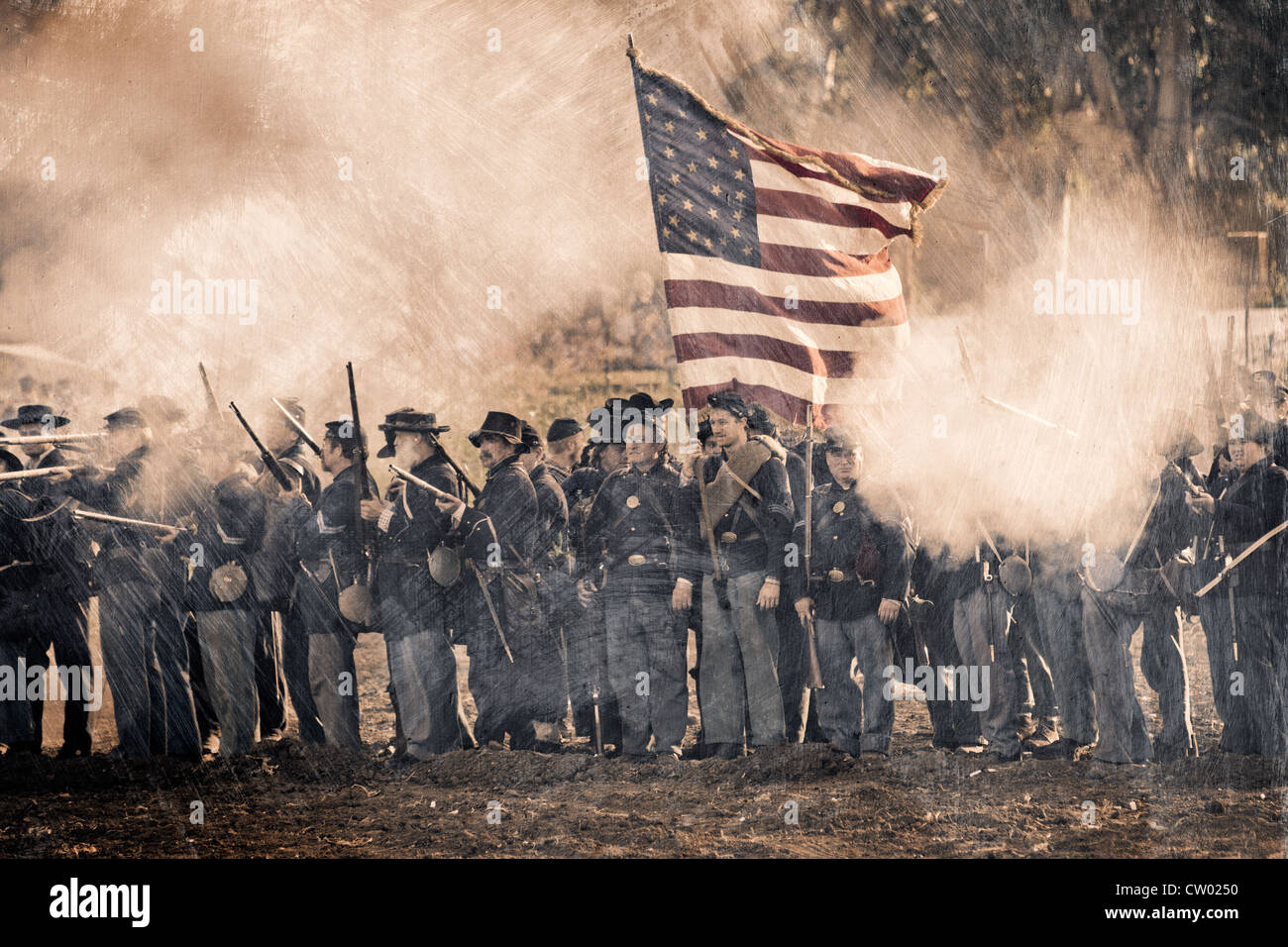 American Civil War Reenactment Stock Photo - Alamy