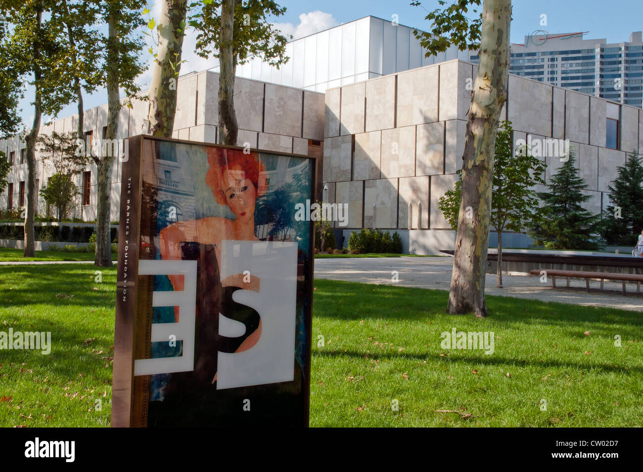 New building of famous Barnes Foundation Museum , Philadelphia ...