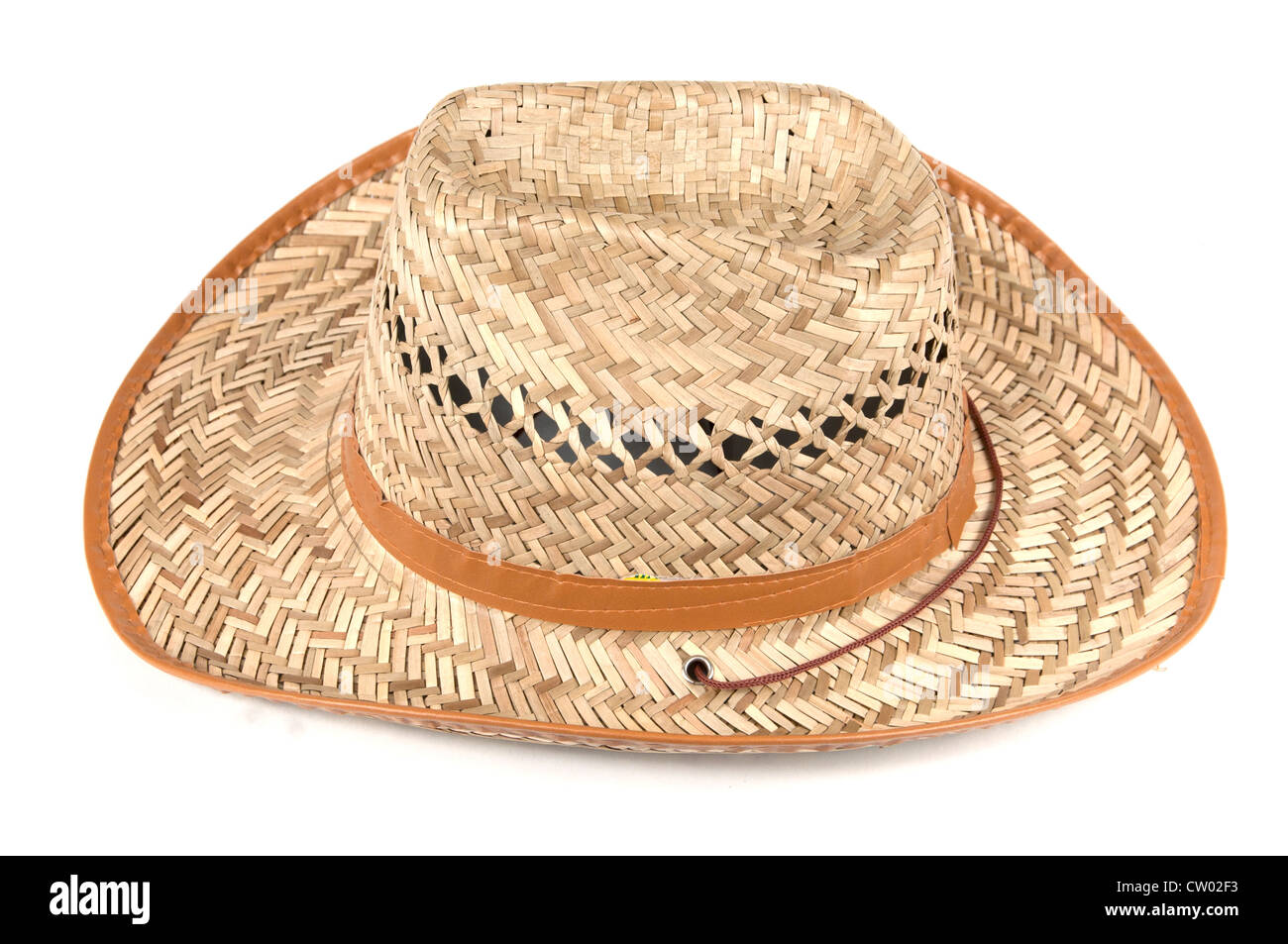 straw hat isolated over white background Stock Photo - Alamy