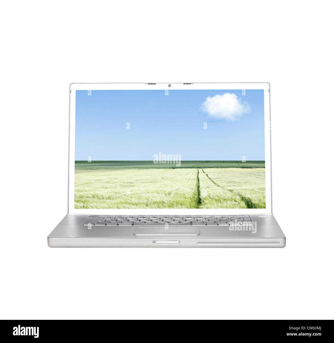Laptop green screen isolated on hi-res stock photography and images - Alamy