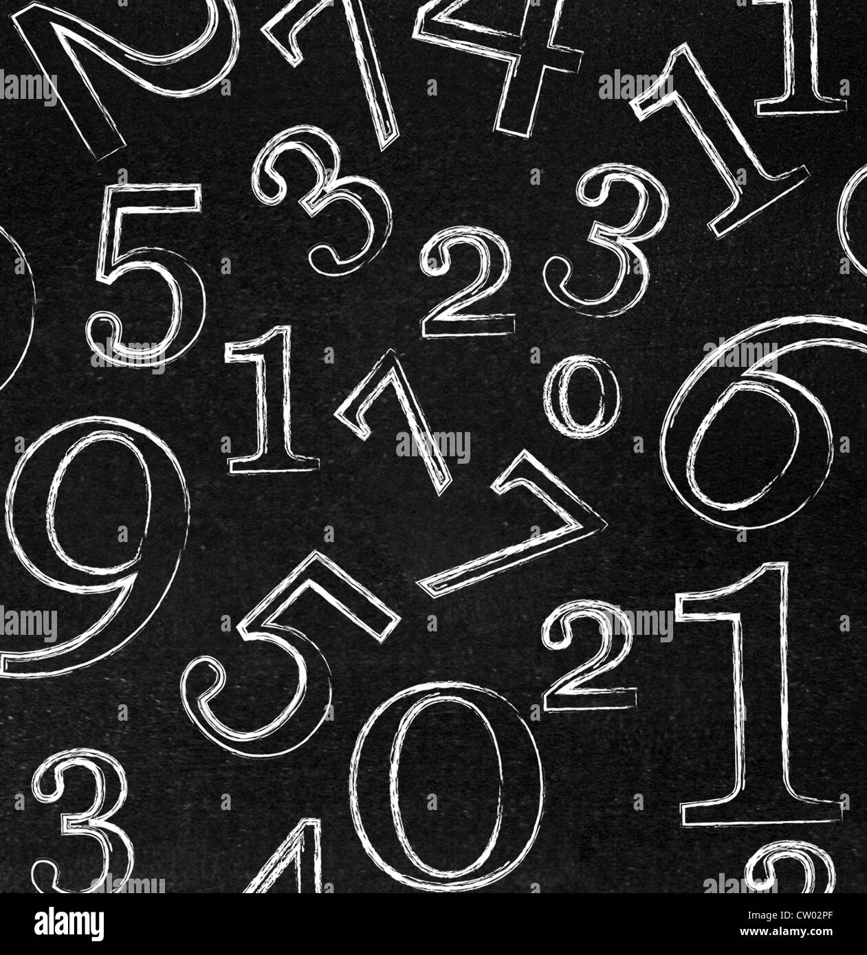 Numbers Black And White