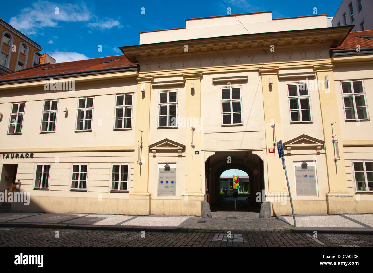 Bredovsky Dvur building housing British Council office Nove Mesto the ...