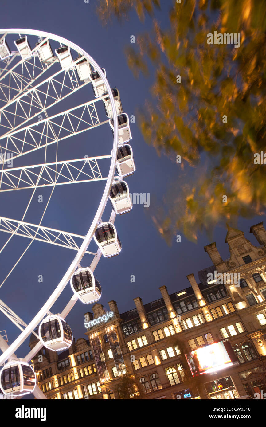Big Wheel in central Manchester Stock Photo - Alamy