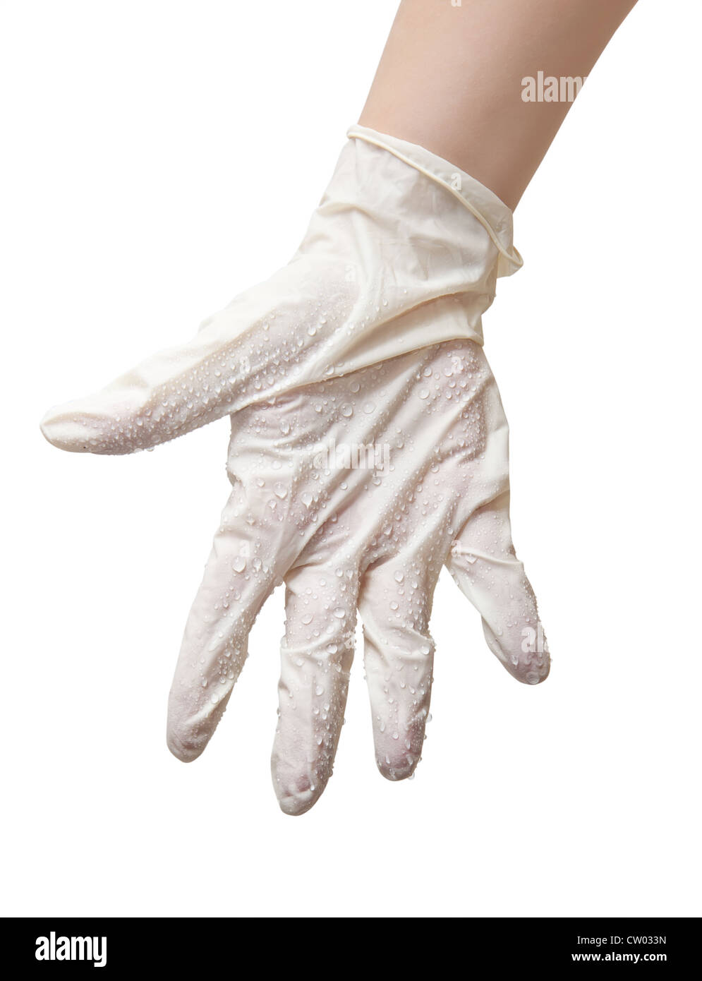 Doctor hand medical glove Cut Out Stock Images & Pictures - Alamy