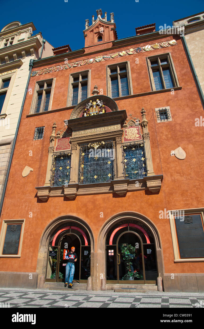 Entrance to old town hall and tourist information point Staromestske ...