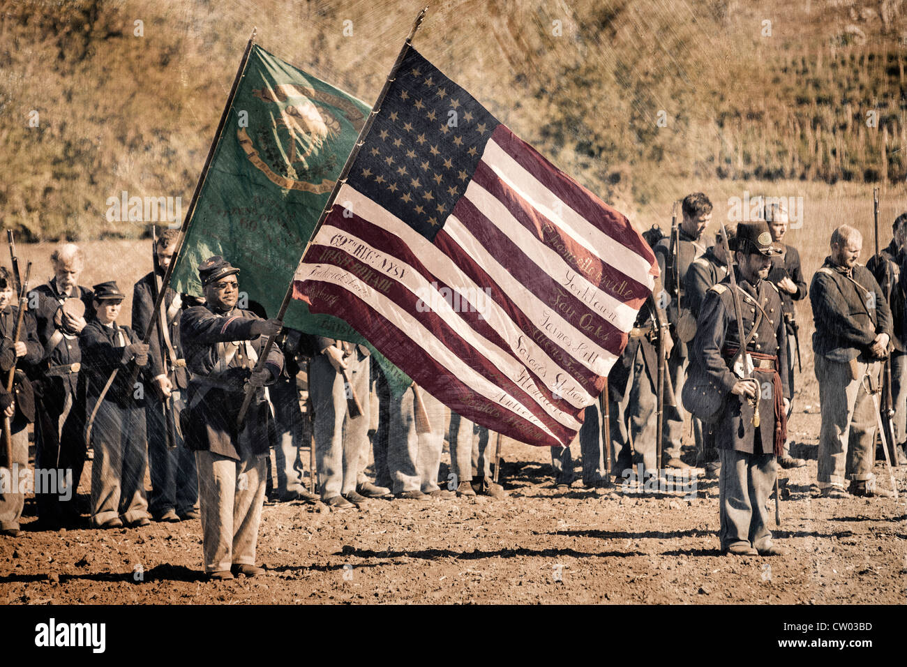 American flag 1862 hi-res stock photography and images - Alamy
