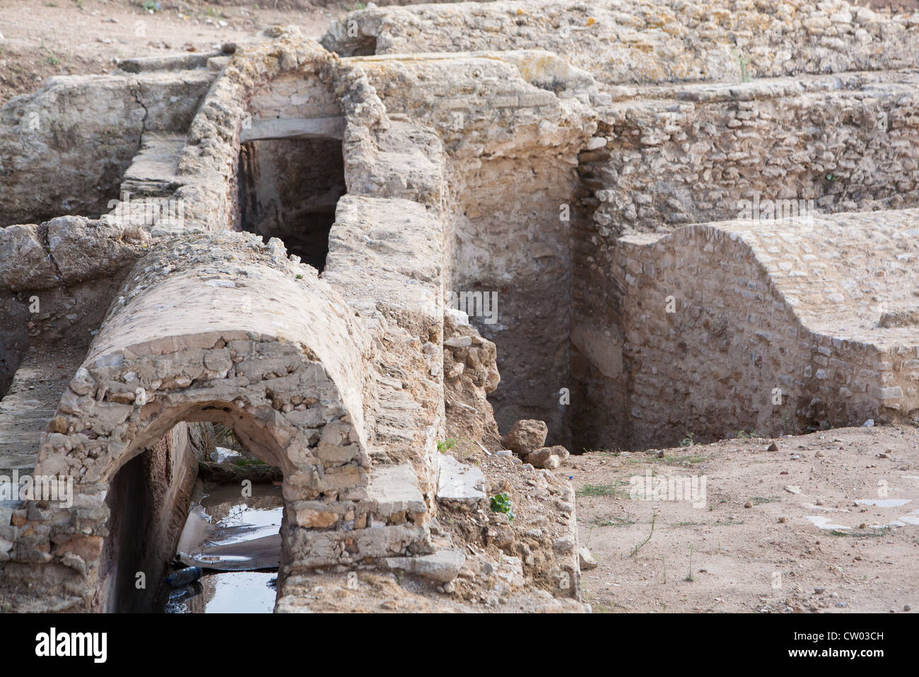 Roman ruins (Water storage facilities) Tunis Tunsia Stock Photo - Alamy