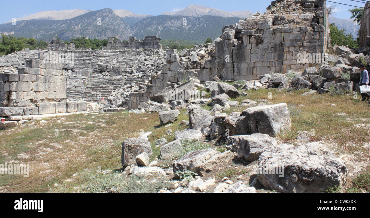 Tlos, Ancient city in Turkey Stock Photo - Alamy