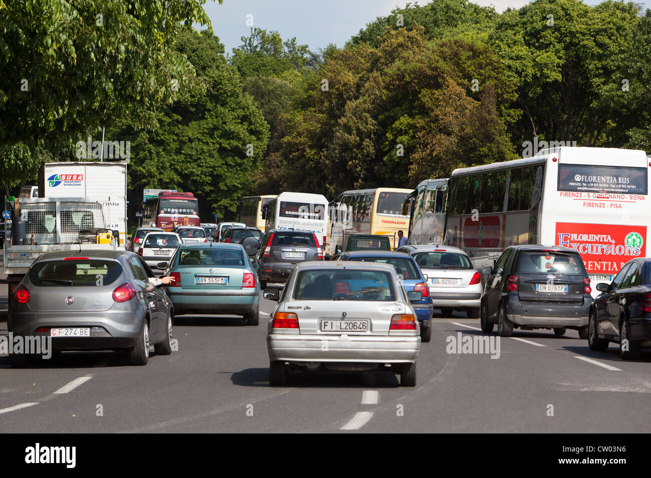 Italian traffic jam hi-res stock photography and images - Alamy