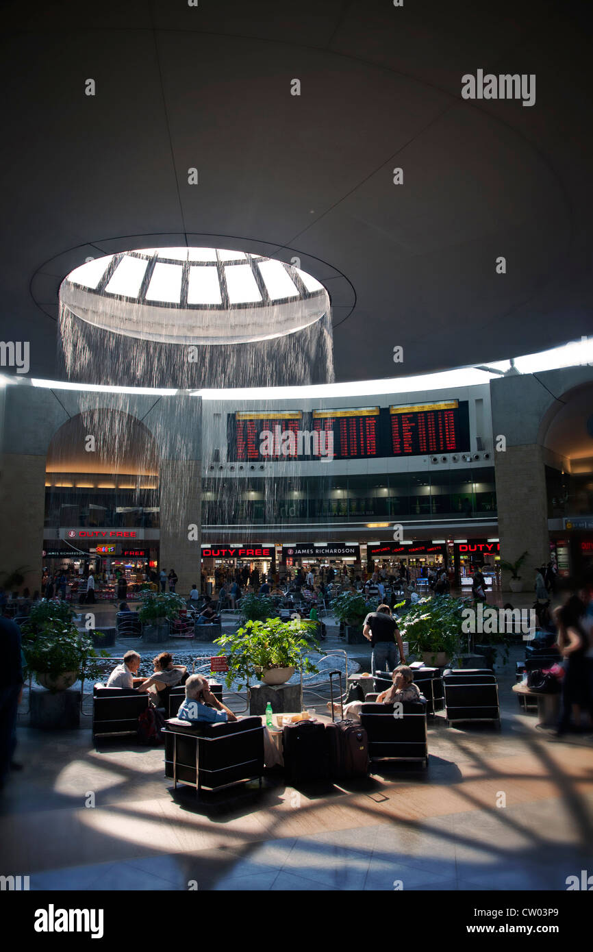 Middle East. Israel. Tel Aviv. Passengers in "Ben Gurion" Airport ...
