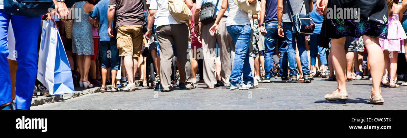 Crowd of people walking hi-res stock photography and images - Alamy