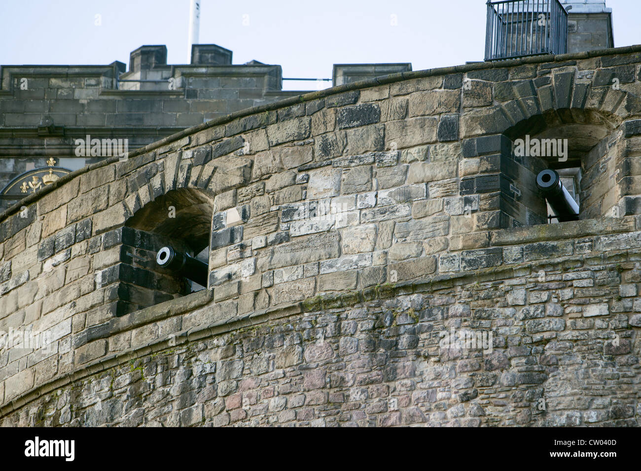 Edinburgh Castle fortifications.Edinburgh Scotland UK Stock Photo - Alamy