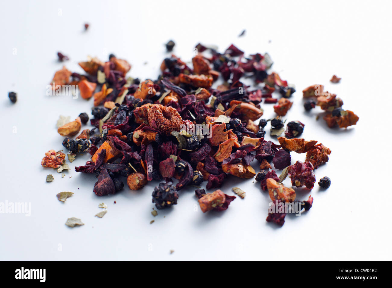 Pile of tea berries and flowers Stock Photo - Alamy