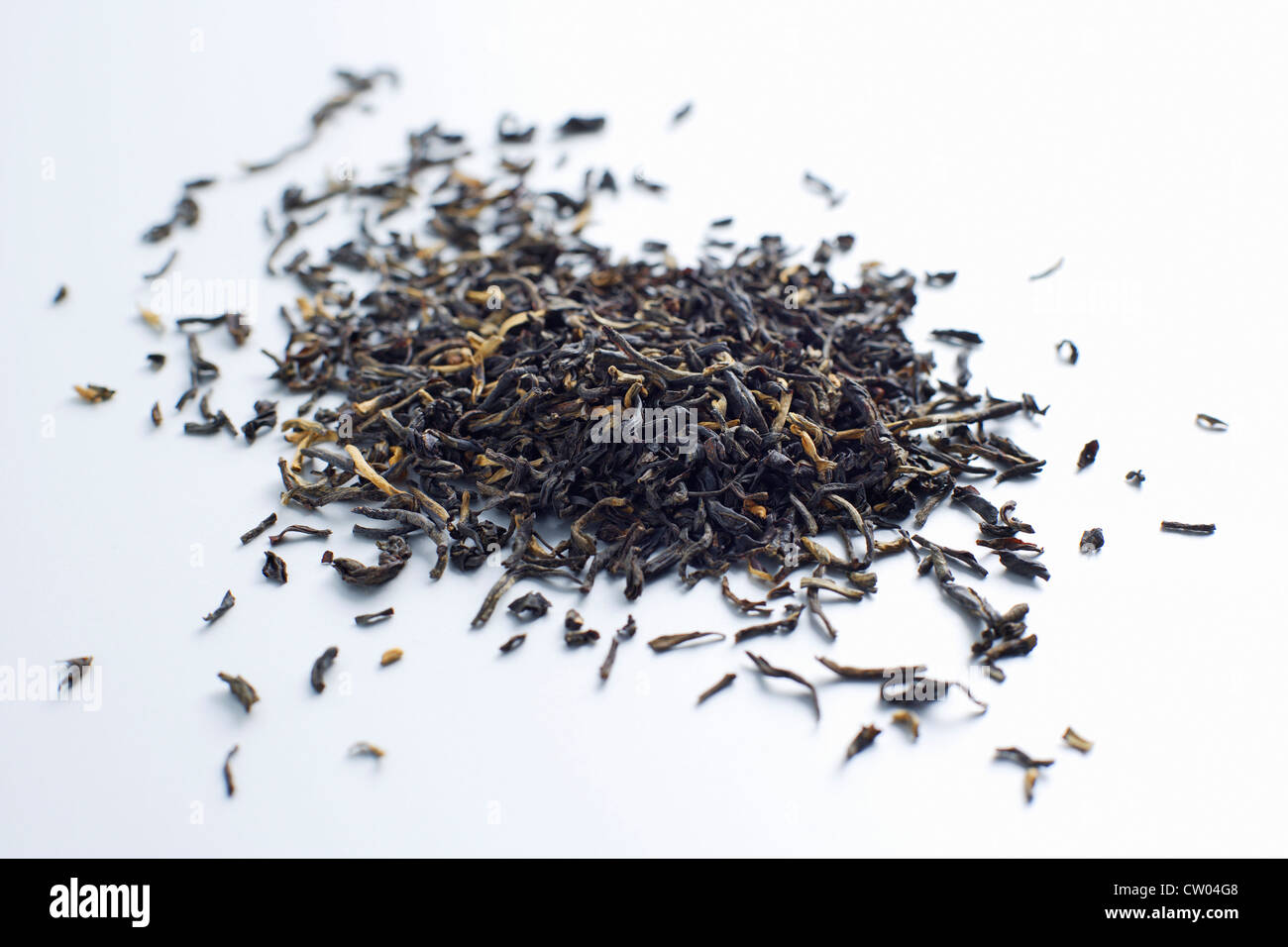 Close up of pile of tea leaves Stock Photo - Alamy