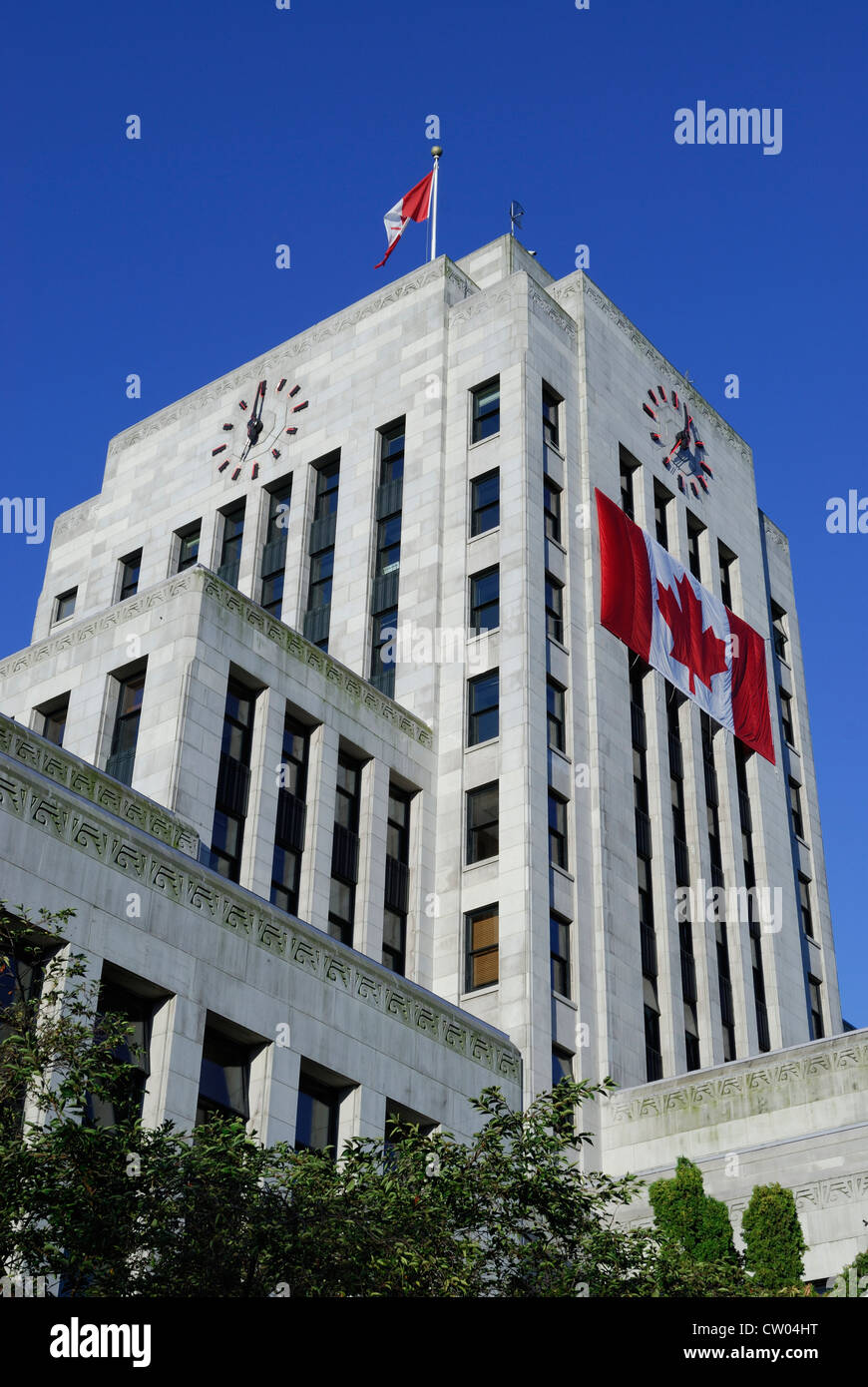 Vancouver City Hall Stock Photo - Alamy