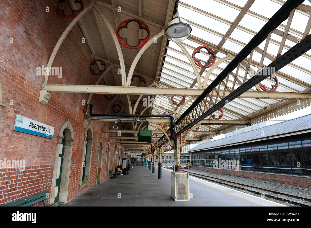 Aberystwyth railway station Wales Uk Stock Photo - Alamy