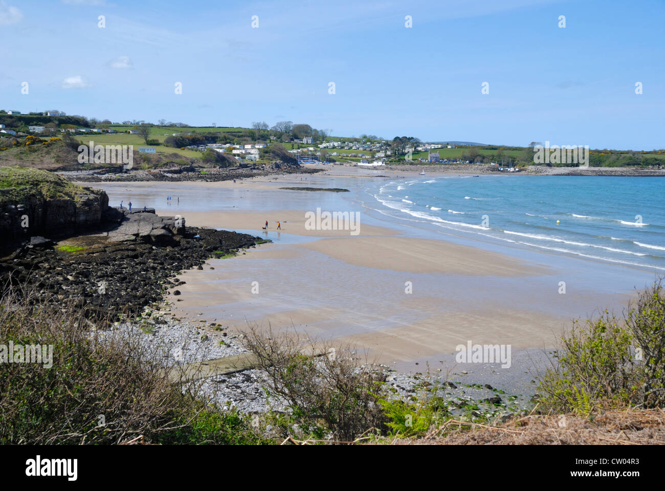 Traeth Bychan beach, Anglesey, North Wales Stock Photo - Alamy