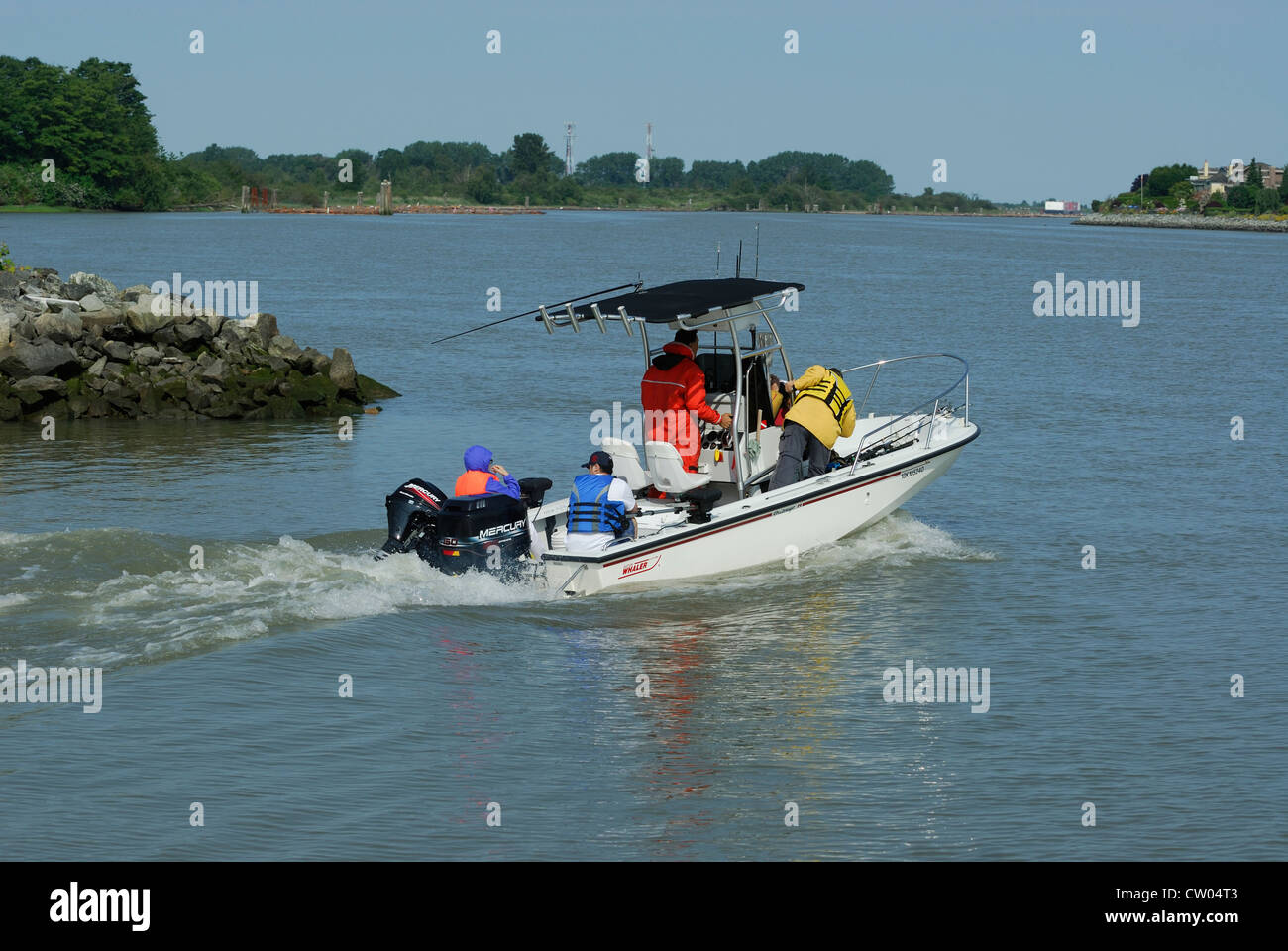 Pleasure craft on the Fraser River, British Columbia Stock Photo - Alamy