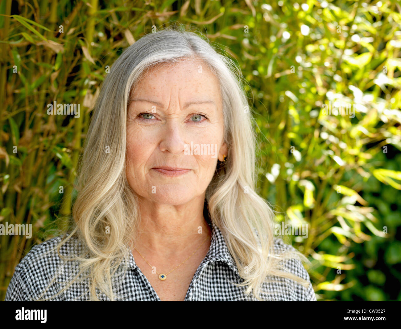 Close up of older womans smiling face Stock Photo - Alamy