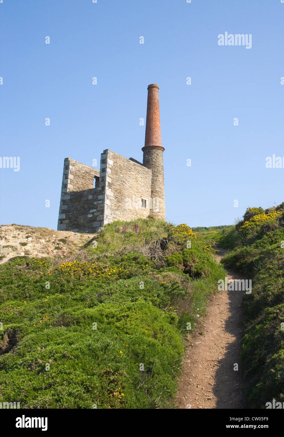 Cornwall mine 1860 hi-res stock photography and images - Alamy