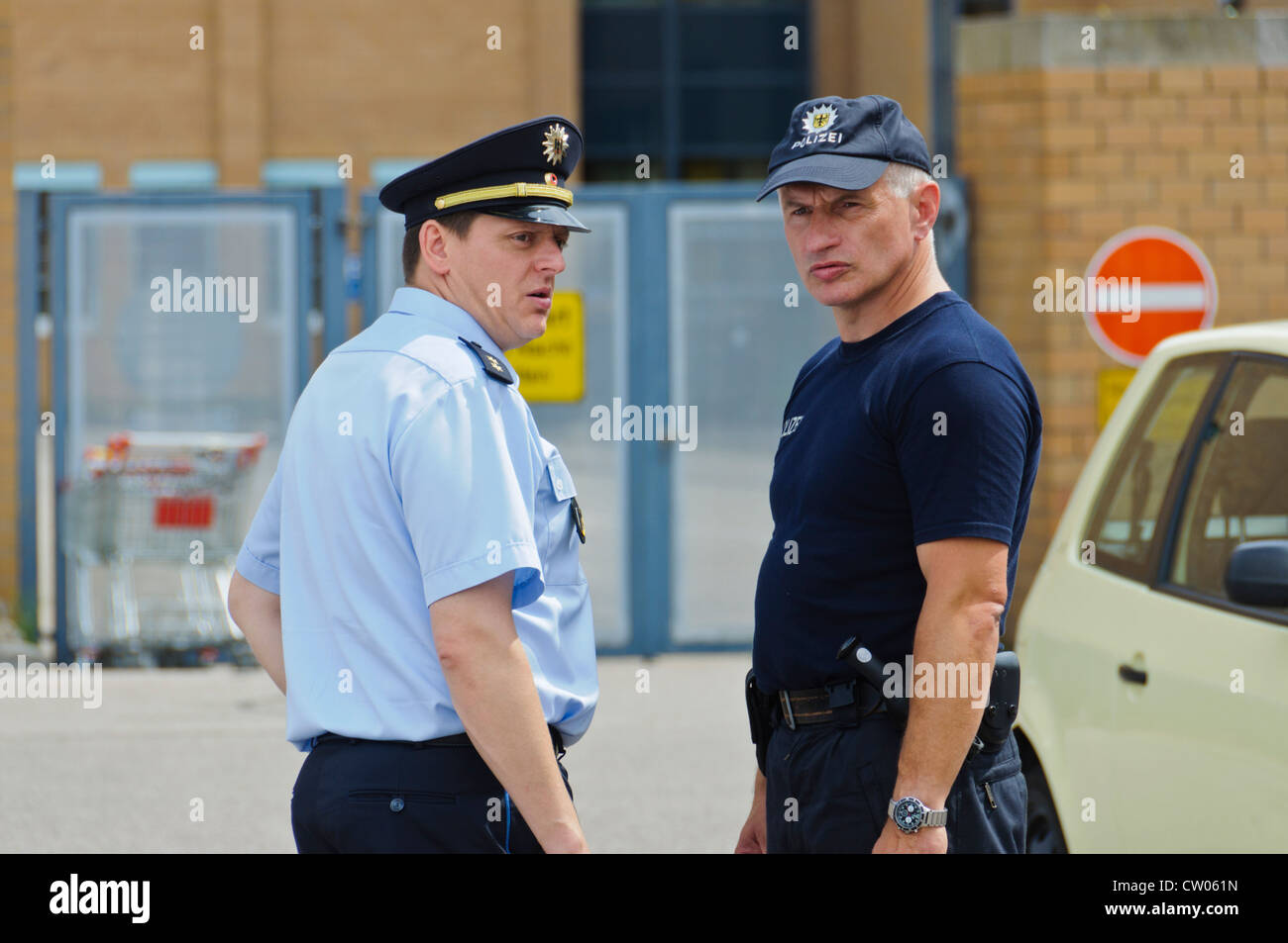Two higher echelon German Police Officers Police Senior Councillor POR ...