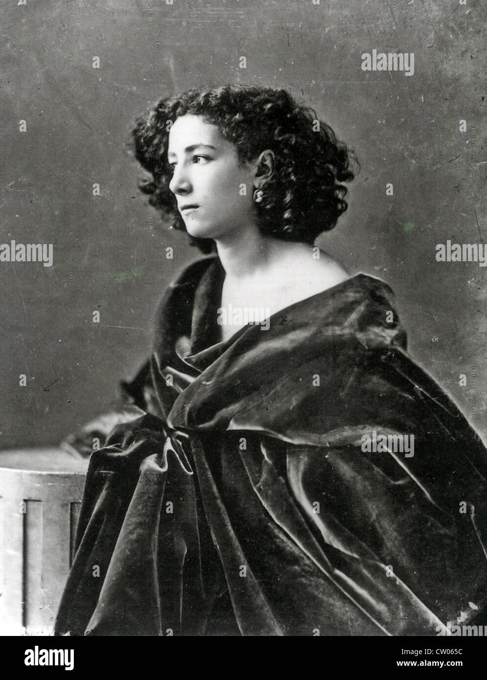SARAH BERNHARDT (1844-1923) French stage and film actress. Photo Nadar ...