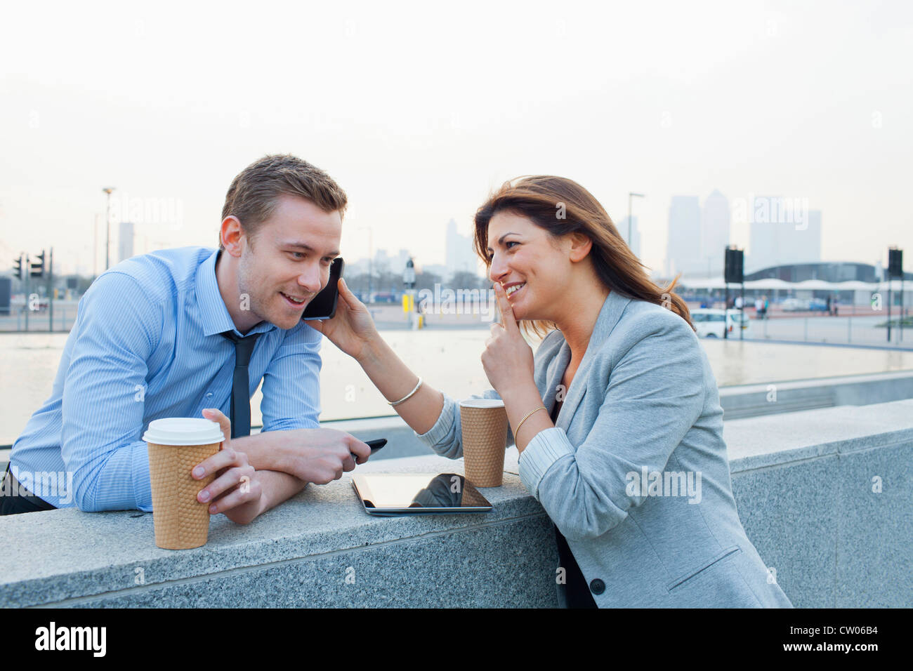 People Talking On The Cell Phone