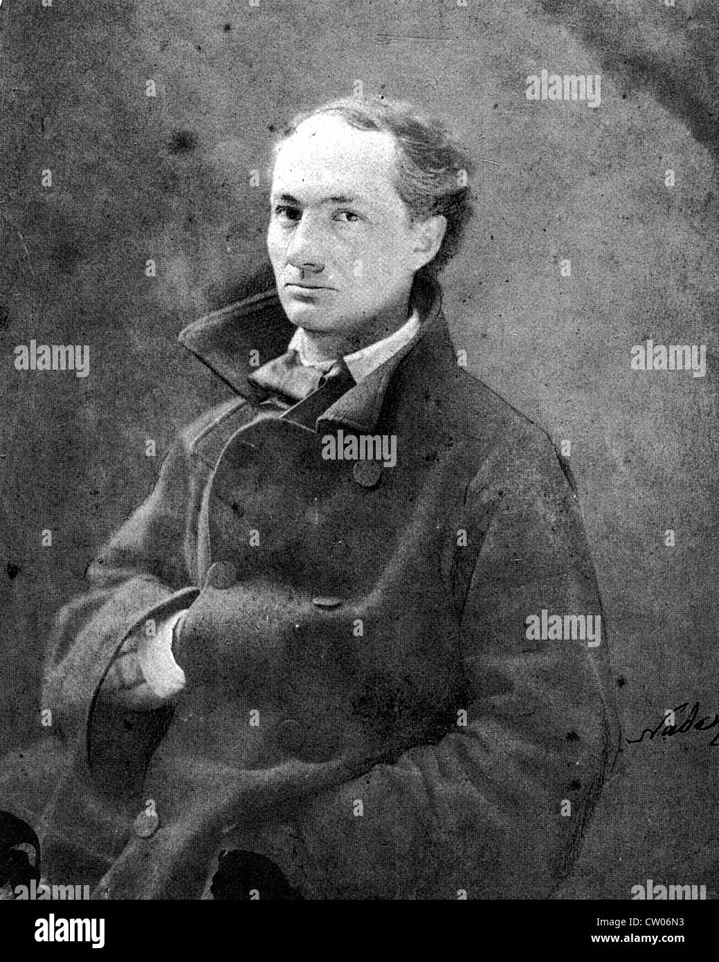 CHARLES BAUDELAIRE (1821-1867) French poet. Photo Nadar Stock Photo - Alamy