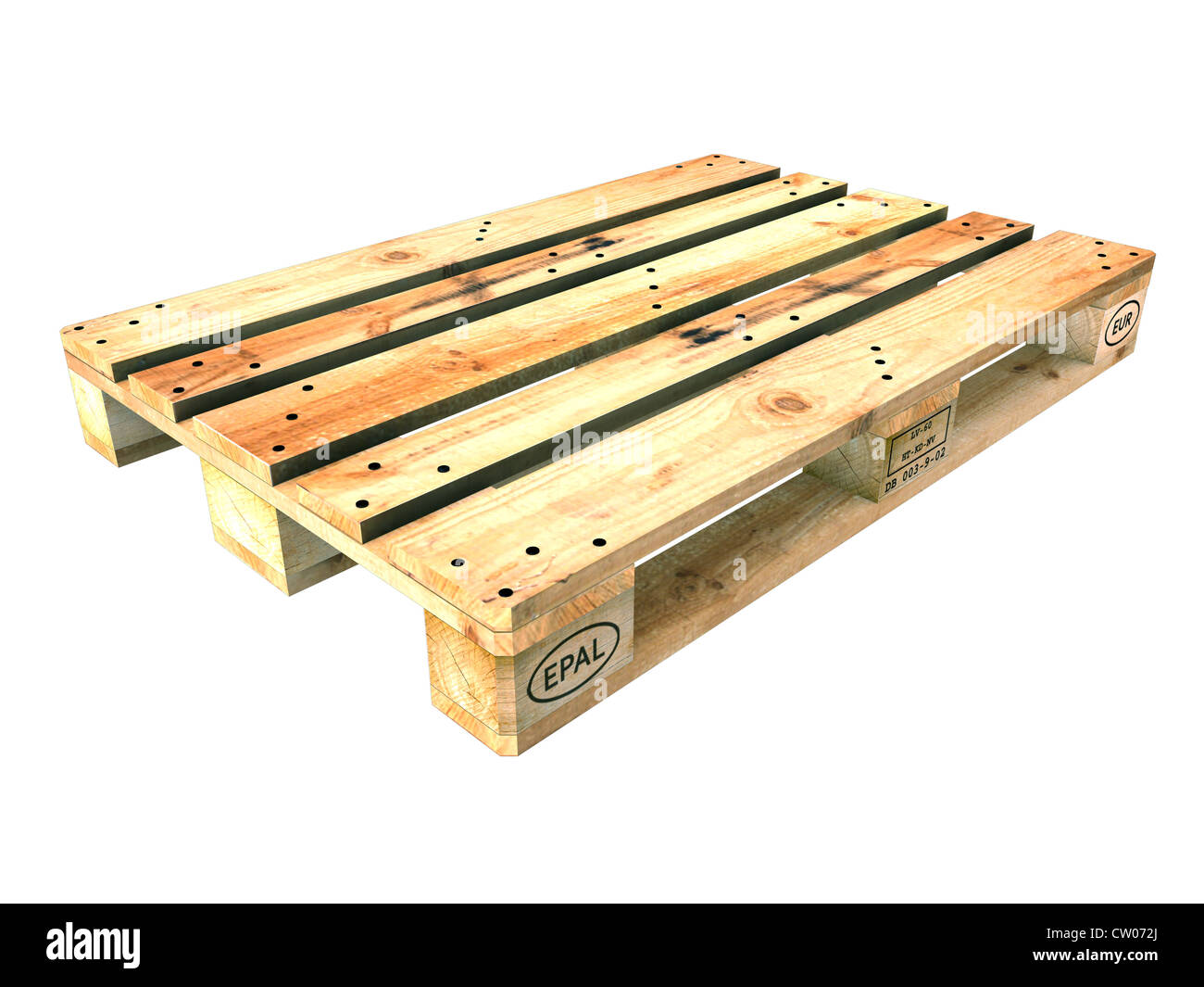 pallet isolated on white background Stock Photo - Alamy