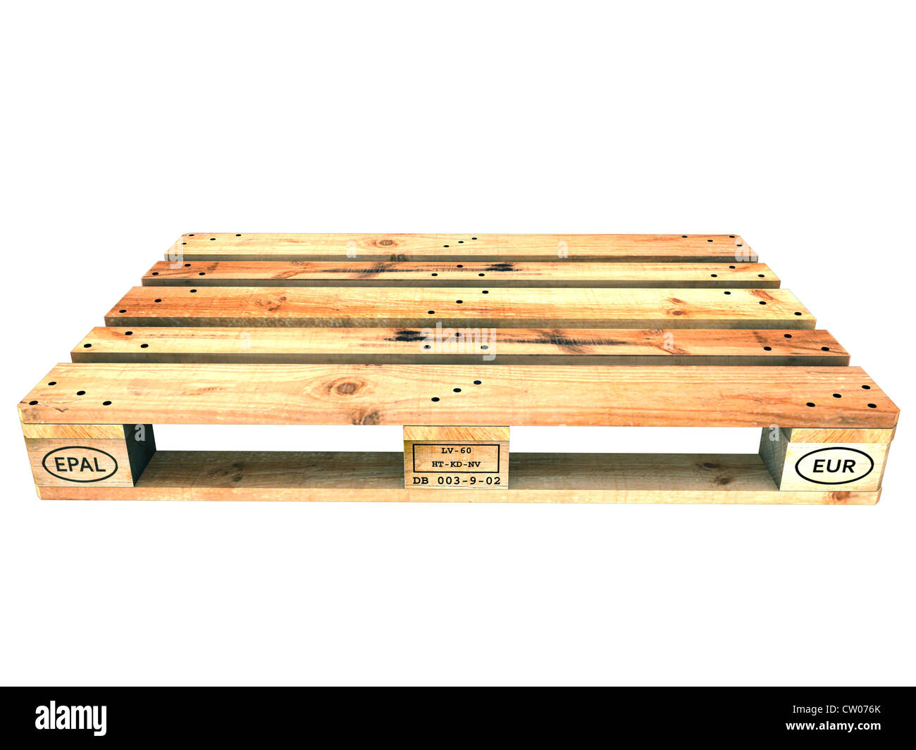 pallet isolated on white background Stock Photo - Alamy