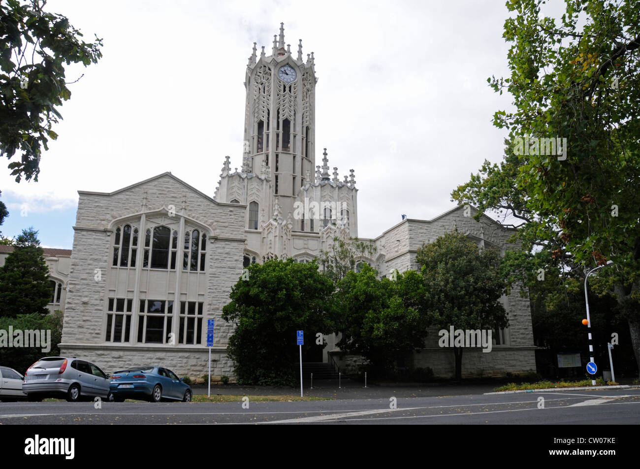 The Clock Tower at the Old Arts & Commerce Building at Auckland ...