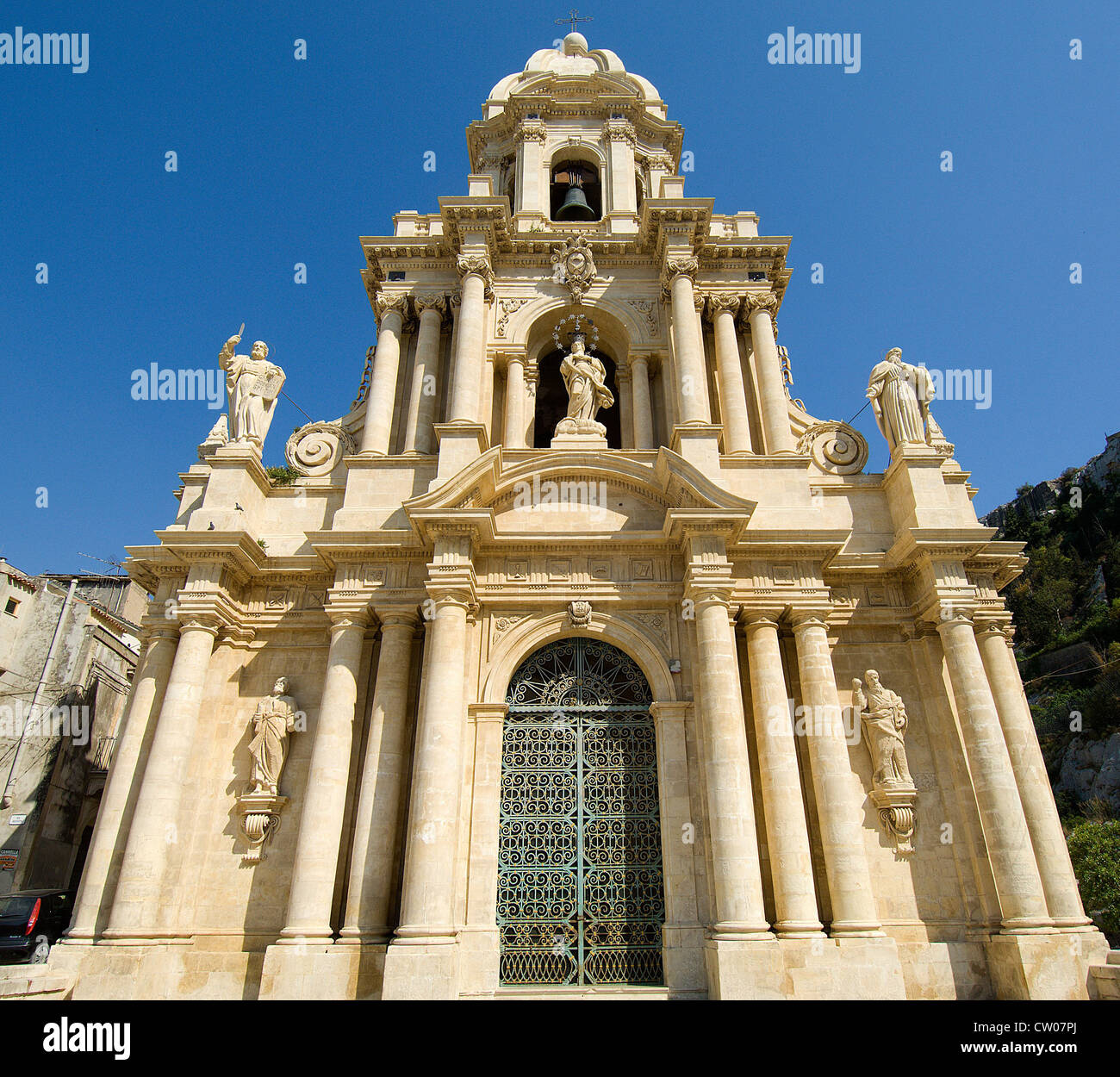 The beautiful Baroque church of San Bartolomeo in Scicli, Sicily ...