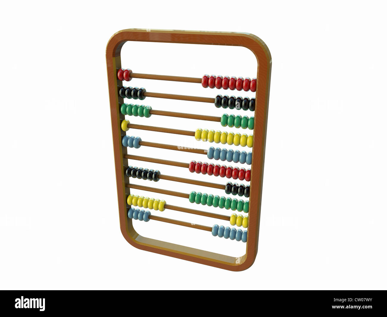 abacus isolated on white background Stock Photo - Alamy