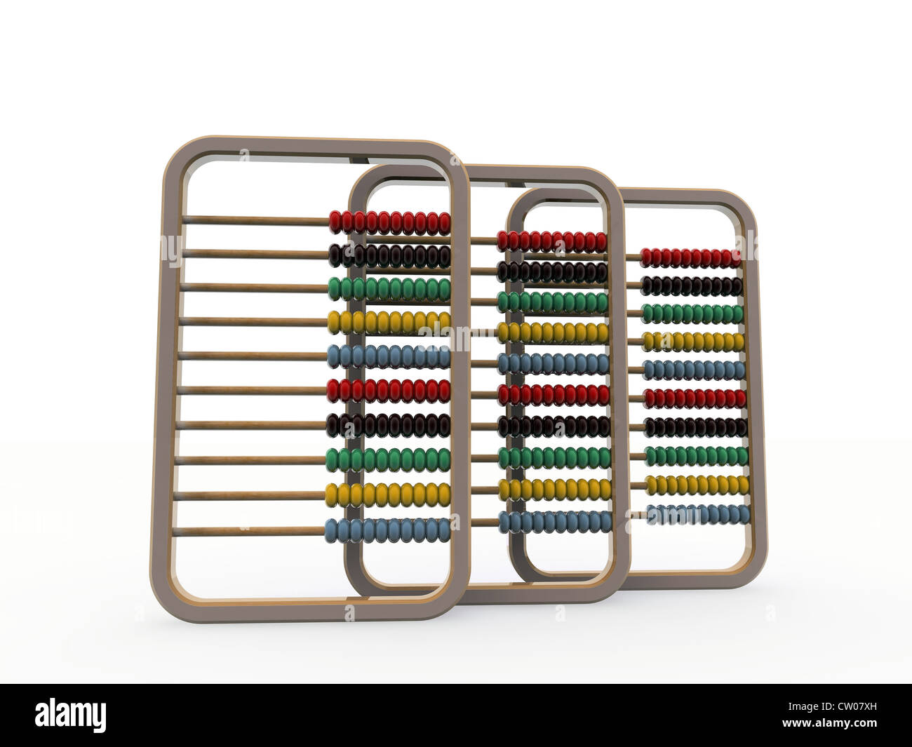 abacus isolated on white background Stock Photo - Alamy