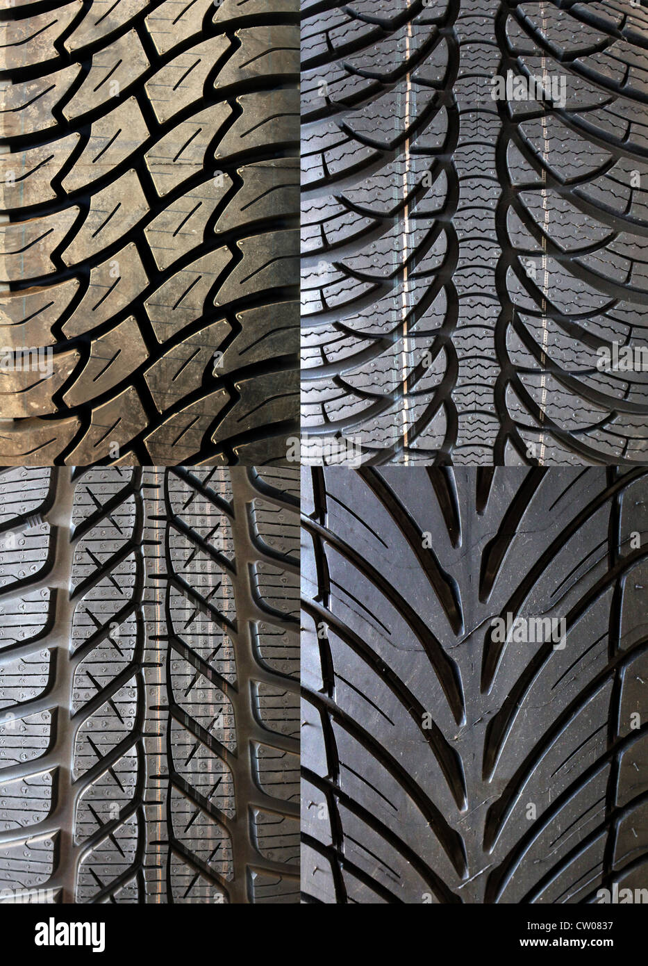 Pattern of the tyres Stock Photo - Alamy