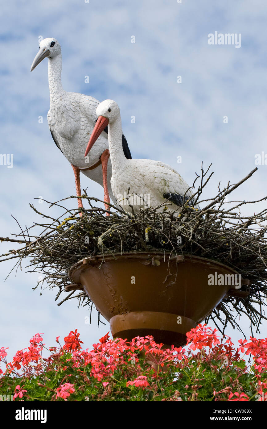 Stork artwork hi-res stock photography and images - Alamy