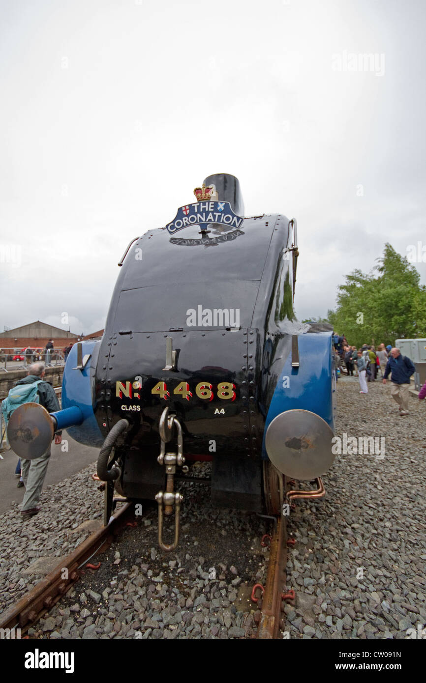 LNER steam locomotive 'Mallard' 4-6-2 A4 Pacific class, No 4468, 1938 at railfest 2012 at york ...