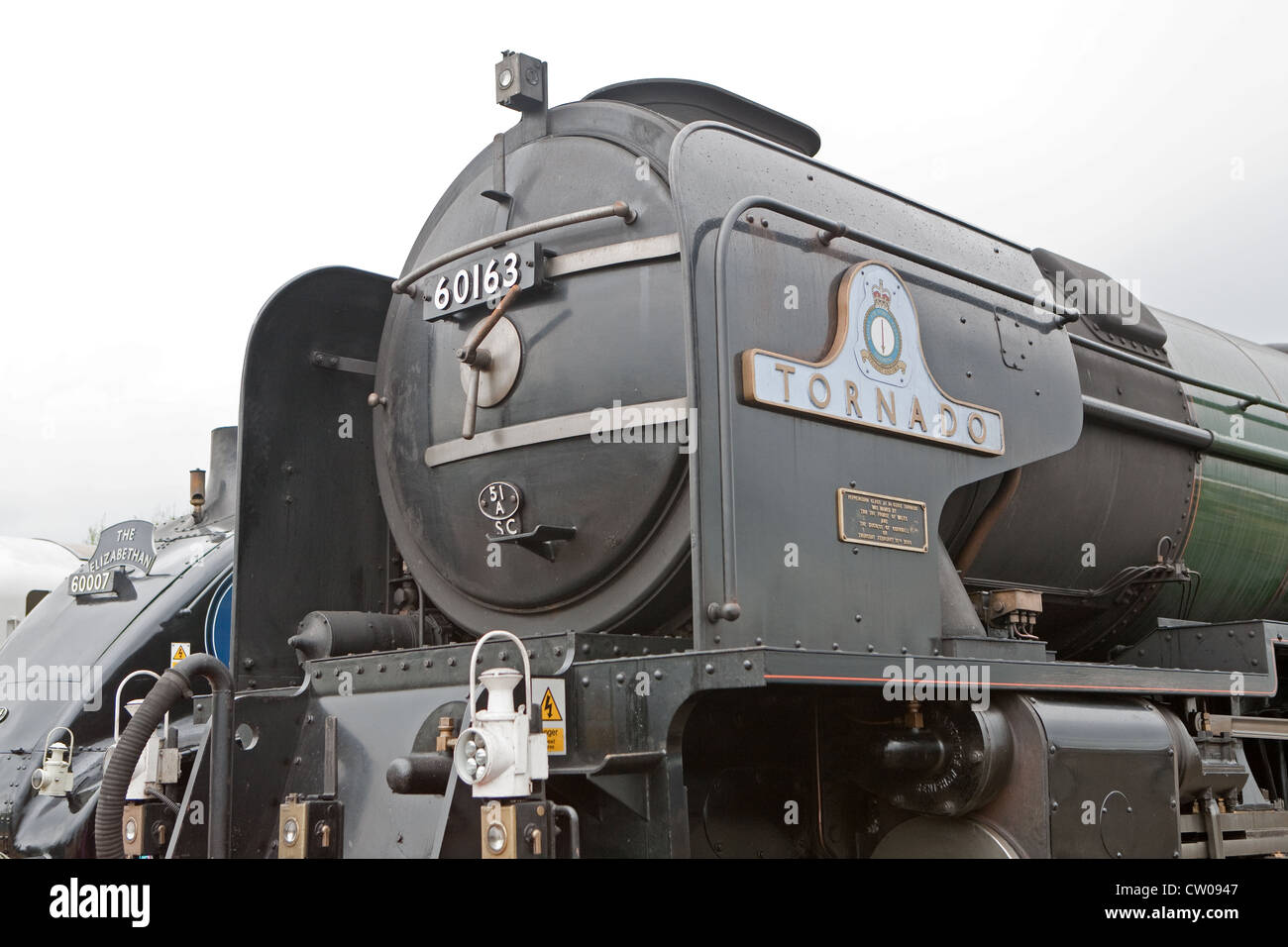 The Tornado 60163 steam locomotive at Railfest 2012 In York National ...