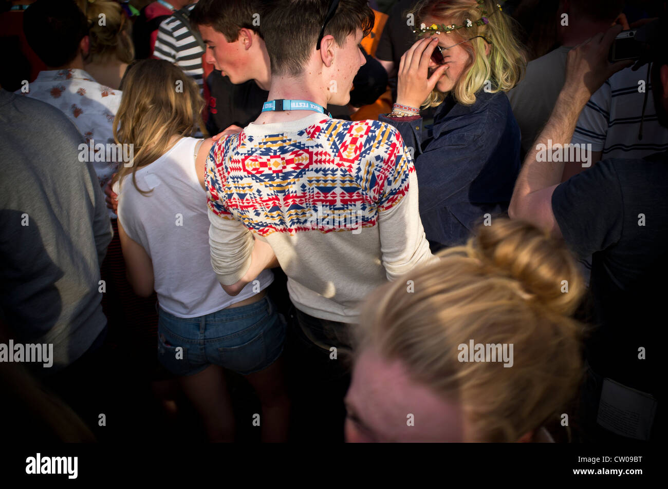 Crowd teenagers festival hi-res stock photography and images - Alamy
