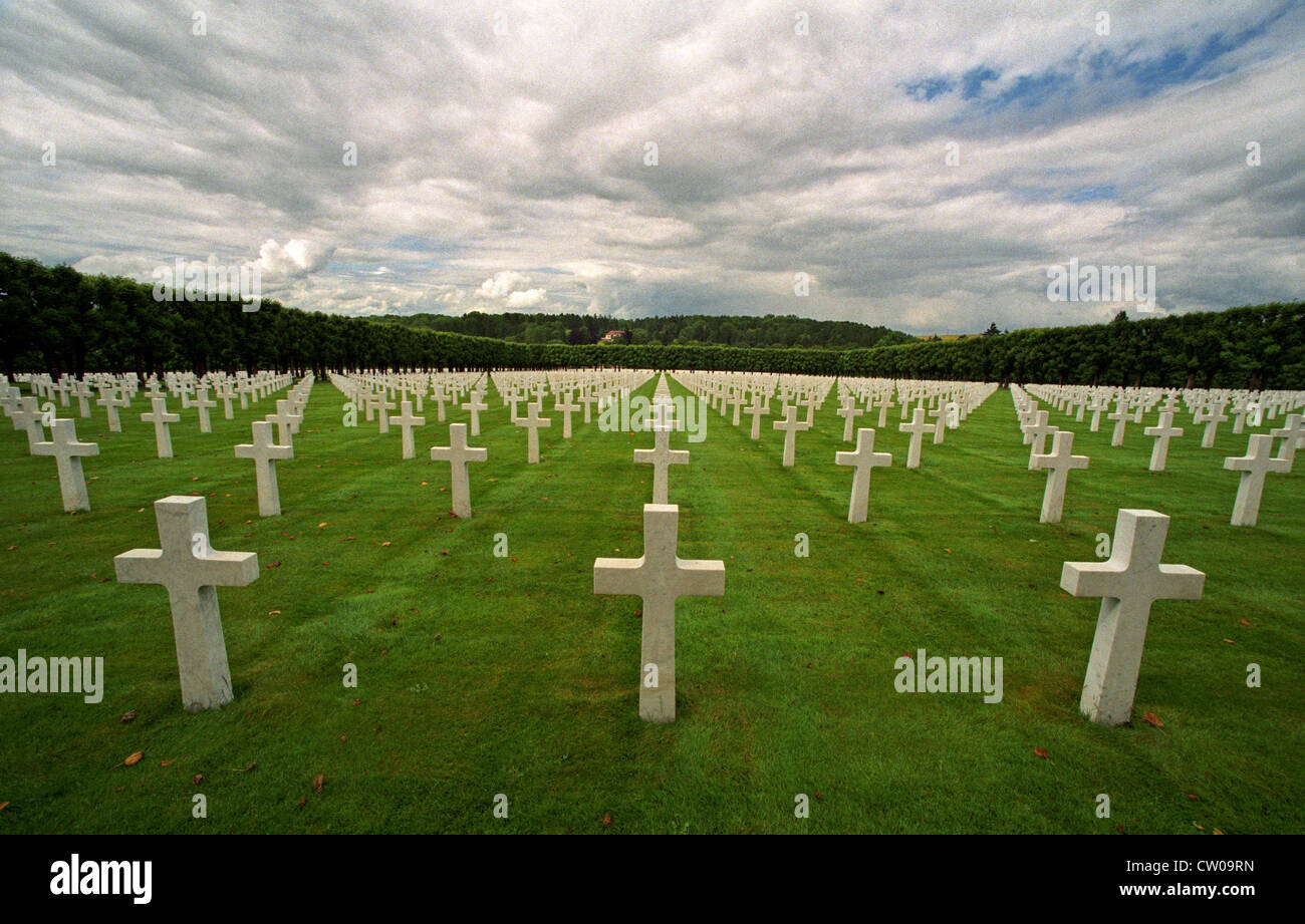Verdun, Meuse, France. Meuse-Argonne American Cemetery. July 2012 Stock ...