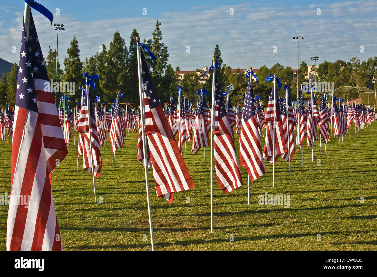 Healing field of flags hi-res stock photography and images - Alamy
