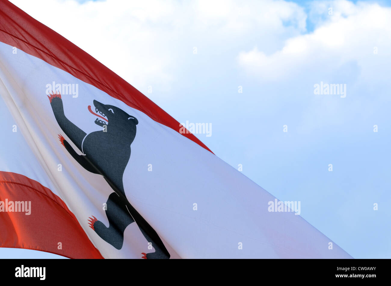 Flag of the City of Berlin Stock Photo - Alamy