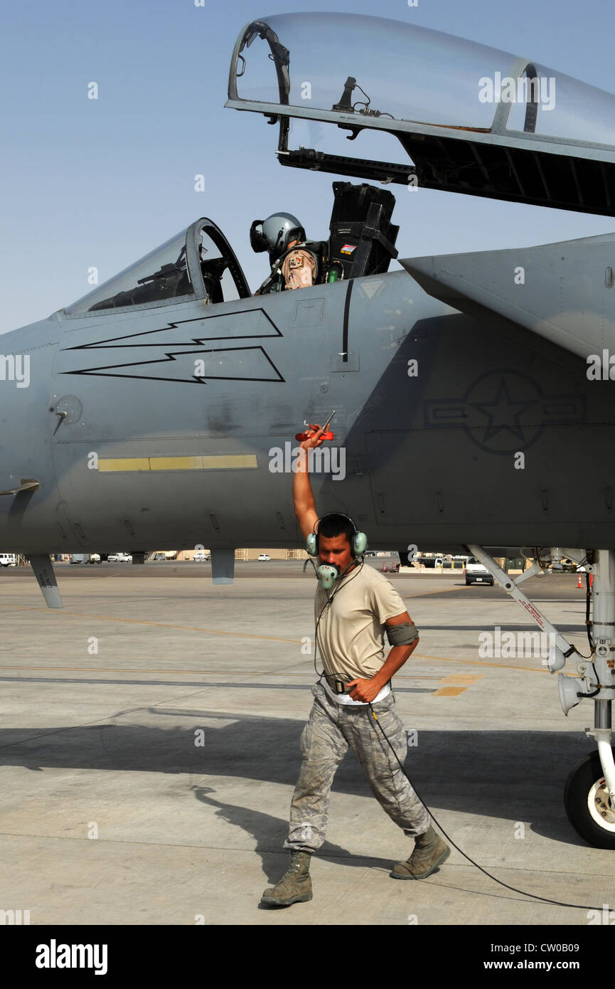 SOUTHWEST ASIA - U.S. Air Force Staff Sgt. Pedro Acevedo, 380th ...