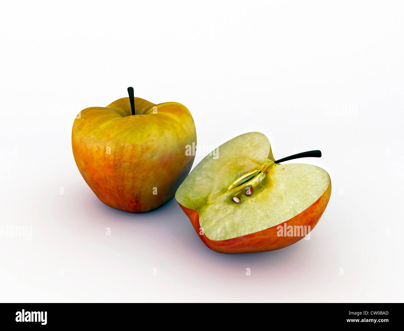 apples in studio shoot Stock Photo - Alamy
