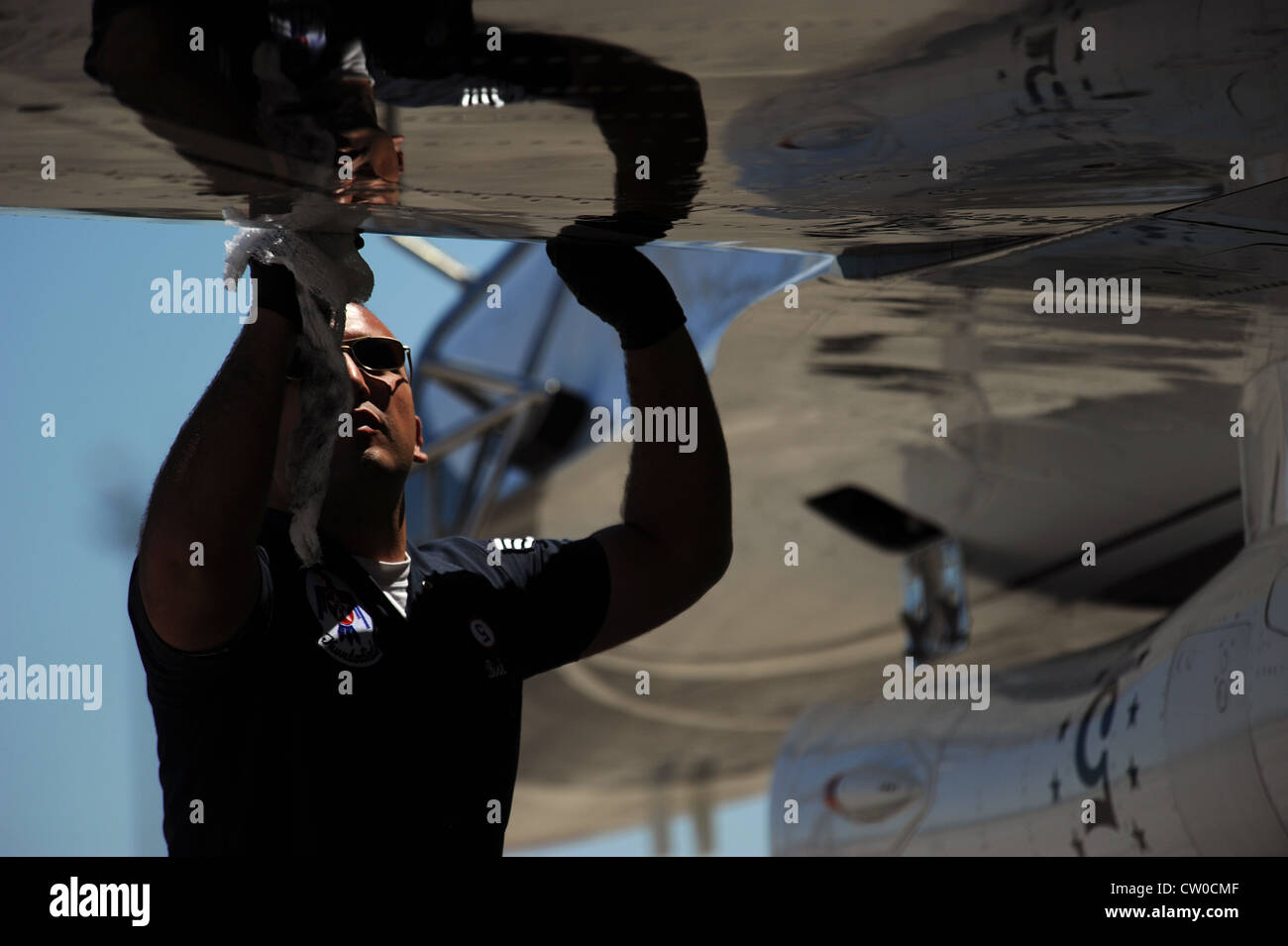 Staff Sgt. Ryan Birk, Thunderbird 5 assistant dedicated crew chief ...