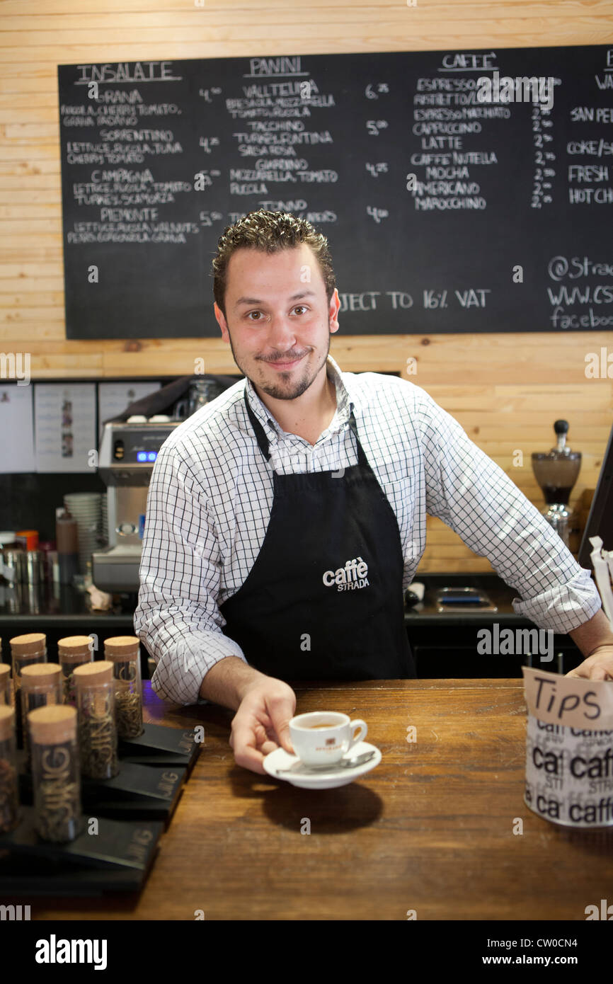 Cafe Strada Rainbow street Amman Jordan Stock Photo - Alamy
