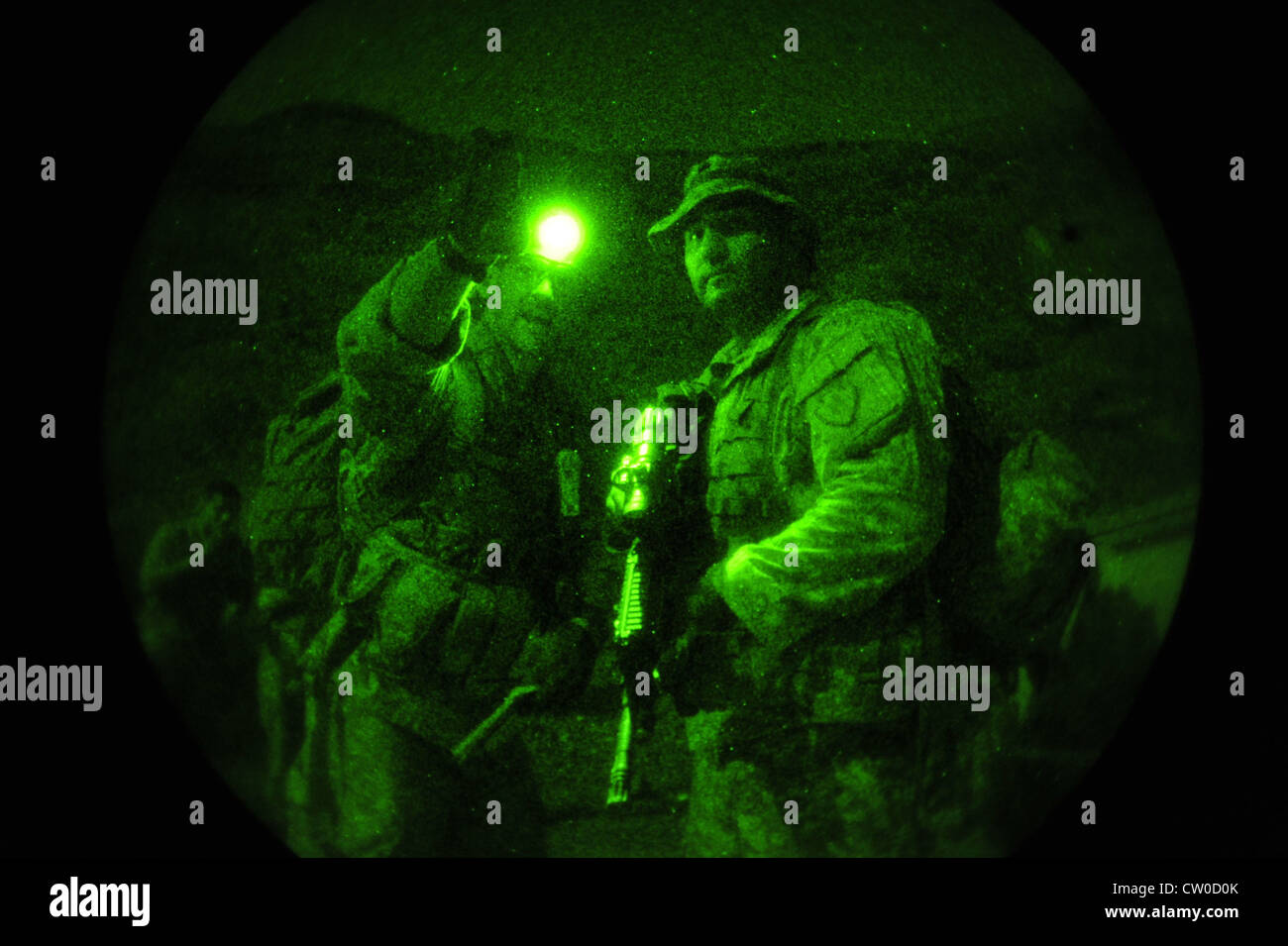 U.S. Army soldiers from 3rd Squadron, 124th Cavalry Division, Task ...