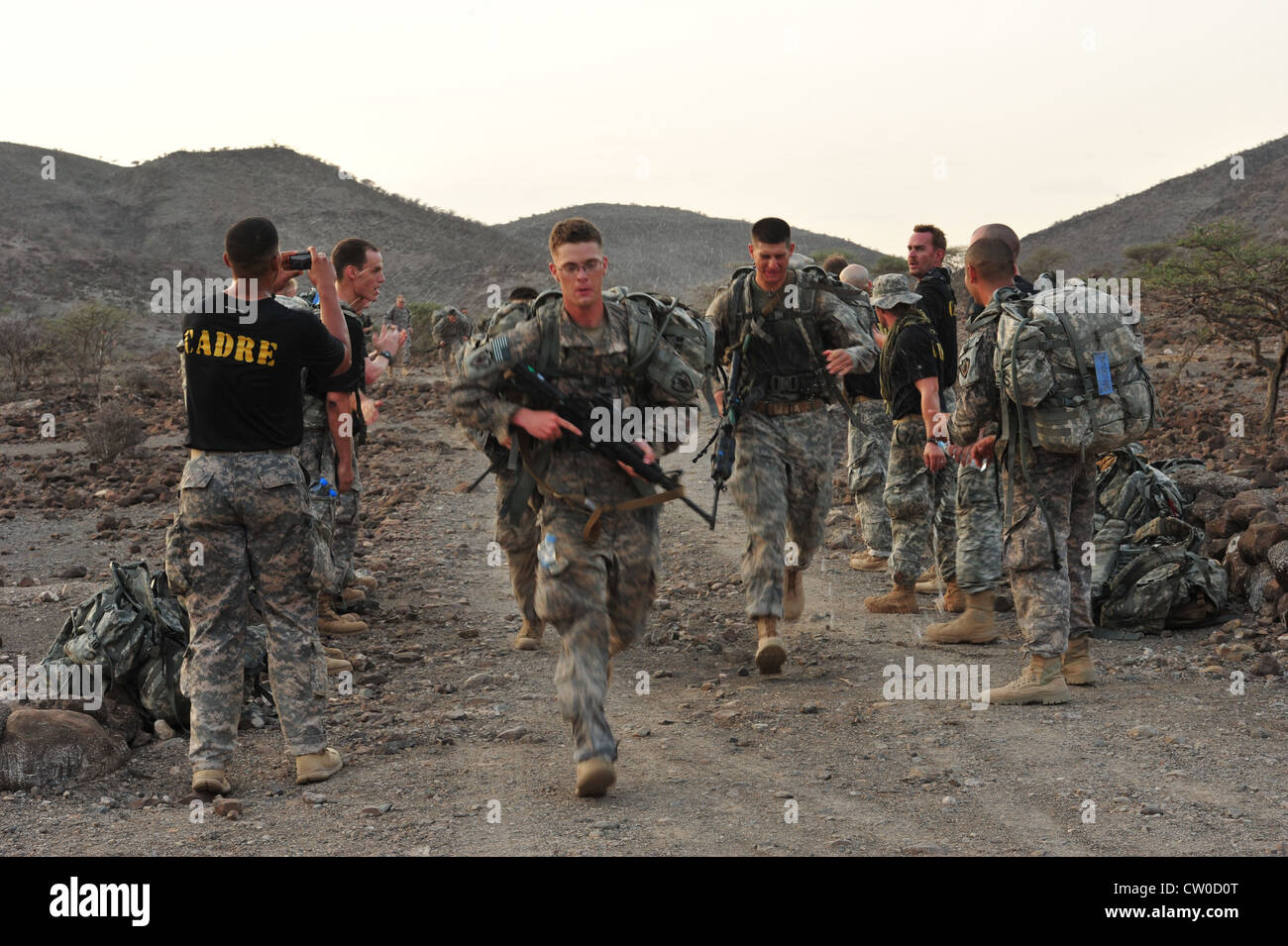 U.S. Army soldiers from 3rd Squadron, 124th Cavalry Division, Task ...